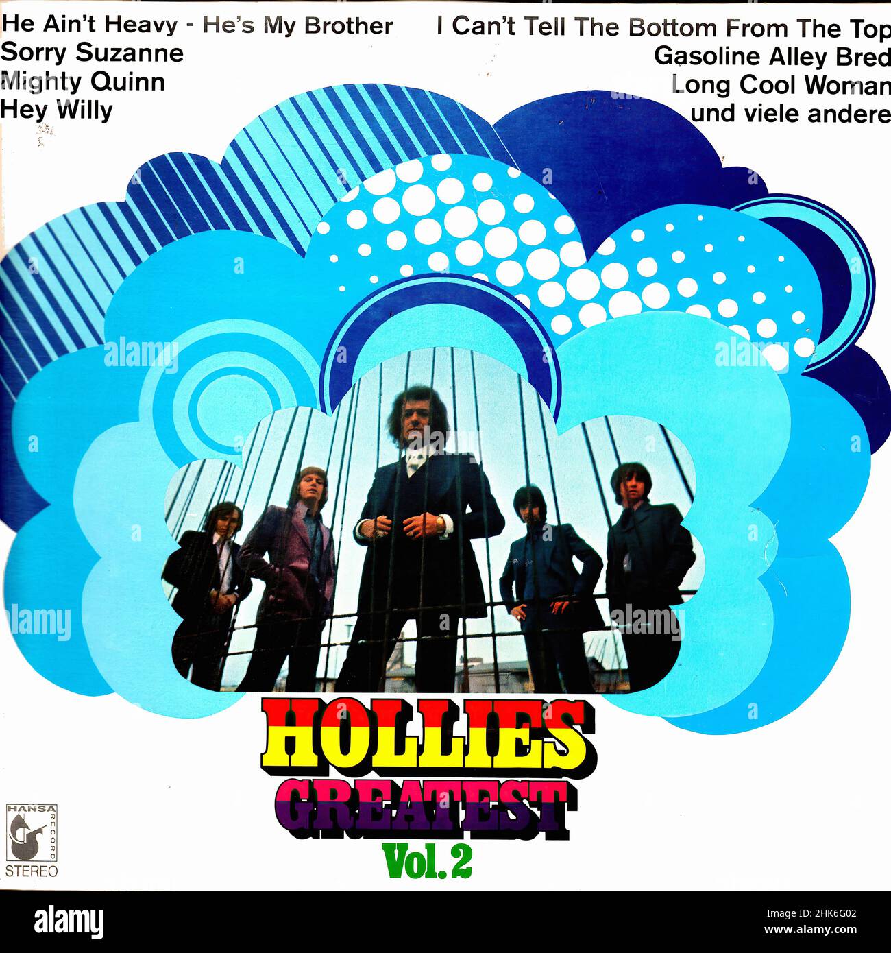Vintage vinyl record cover - Hollies, The - Greatest Hits Vol 2 - D ...