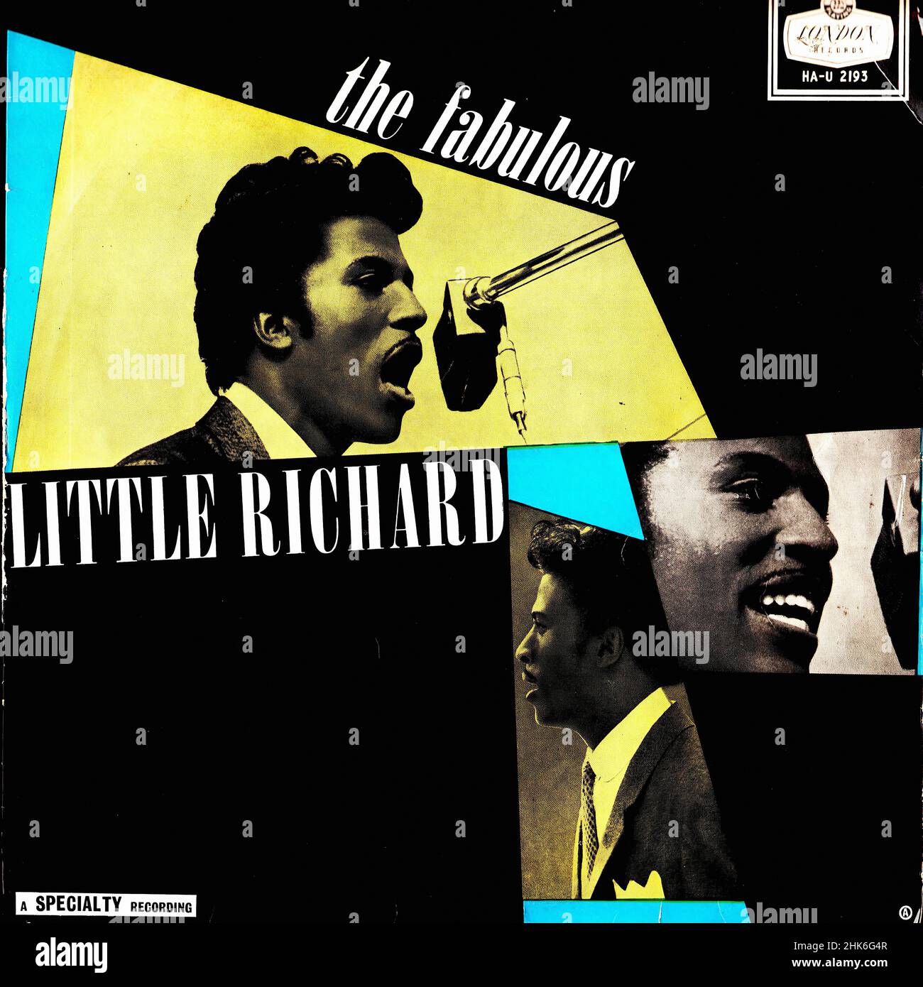 Vintage vinyl record cover - Little Richard - The Fabulous - UK - 1958 ...