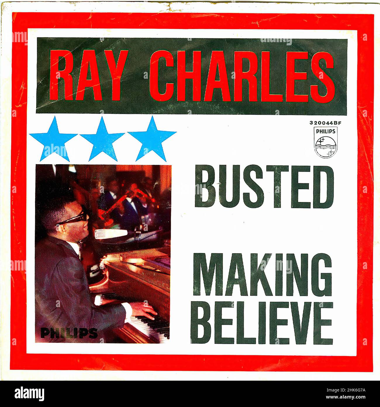 Vintage vinyl record cover - Charles, Ray - Busted - D - 1963 Stock ...