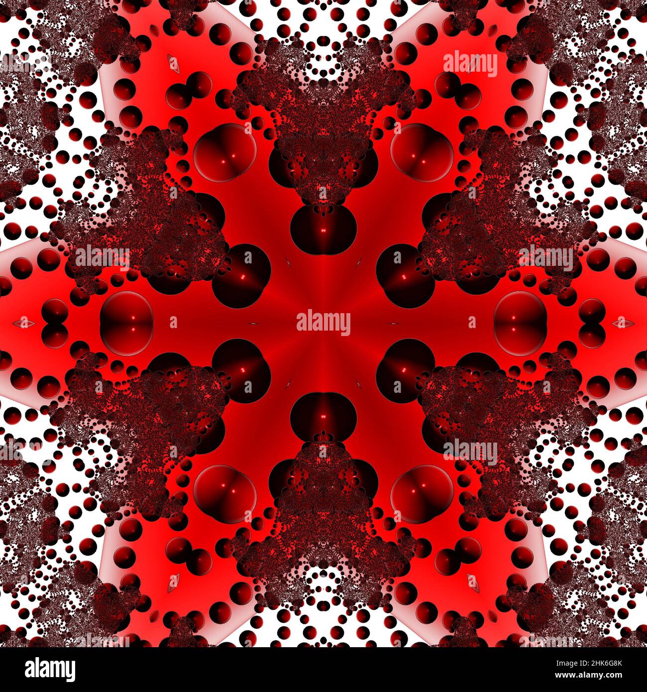 Abstract Computer generated Fractal design. A fractal is a never-ending ...