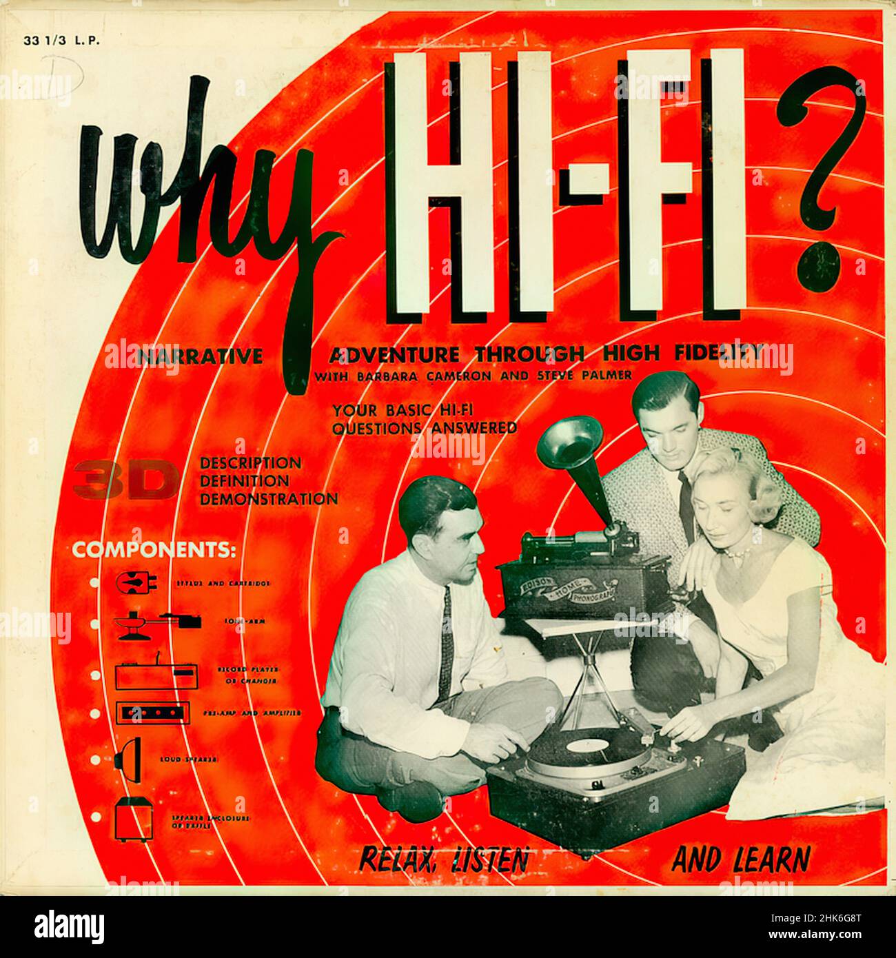 Why Hi-Fi- - Vintage Vinyl Album Stock Photo - Alamy
