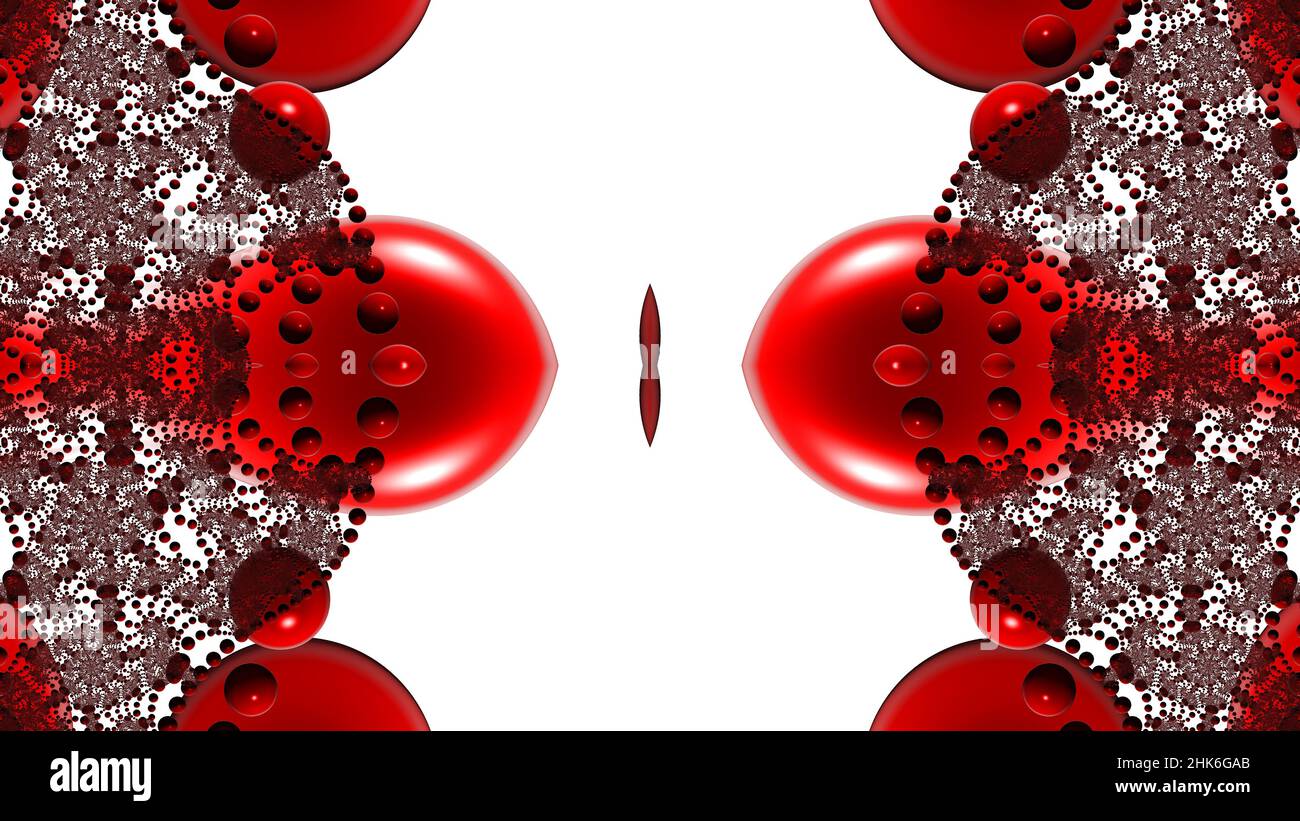 Abstract Computer generated Fractal design. A fractal is a never-ending ...