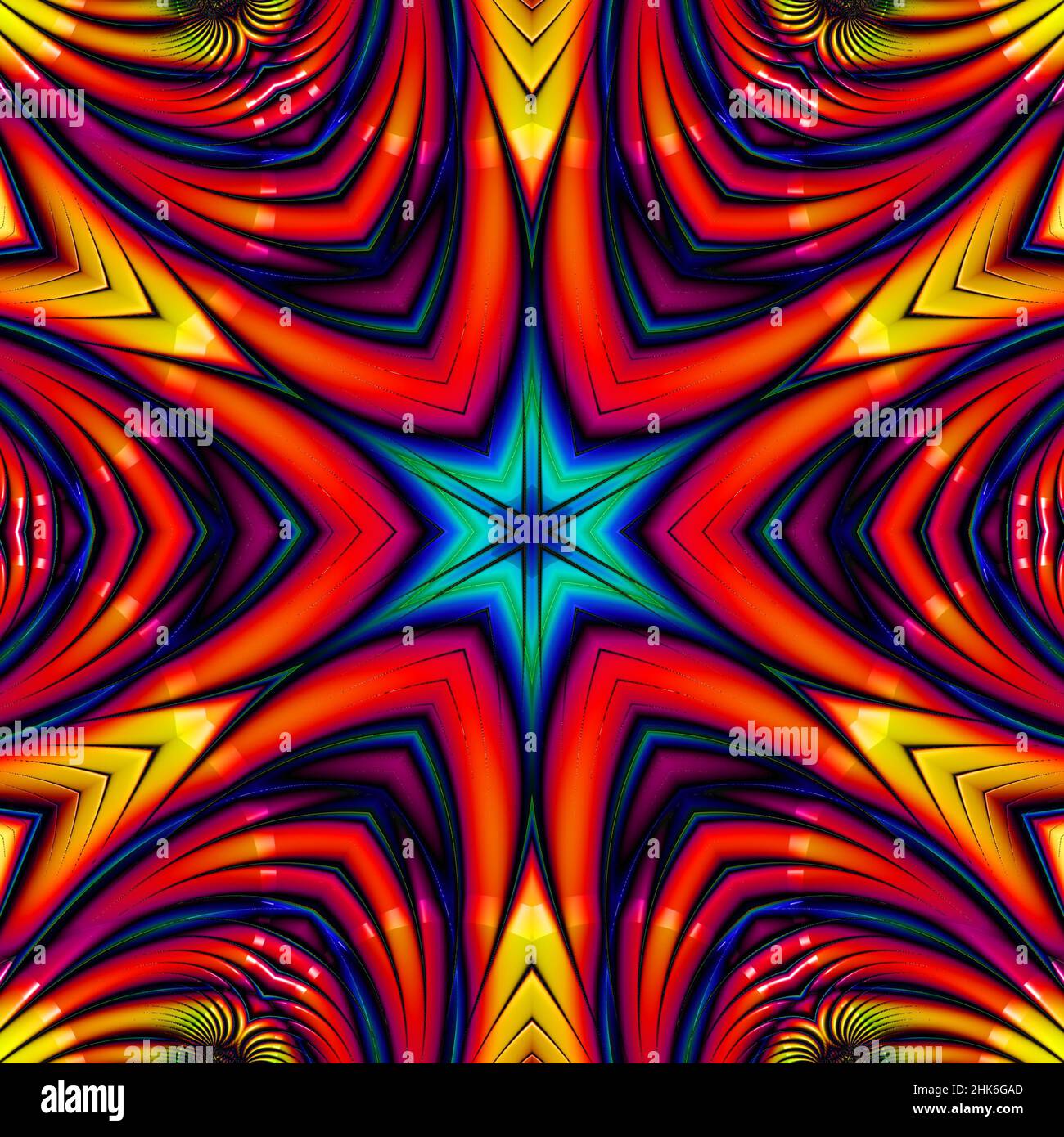 Abstract Computer generated Fractal design. A fractal is a never-ending ...