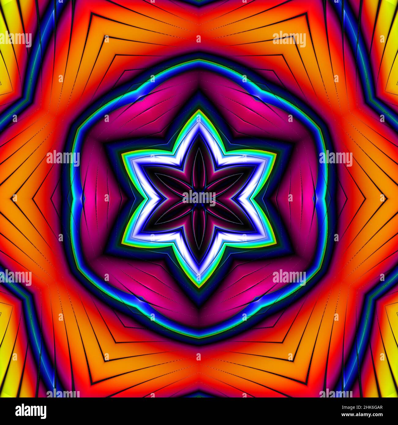 Abstract Computer generated Fractal design. A fractal is a never-ending ...