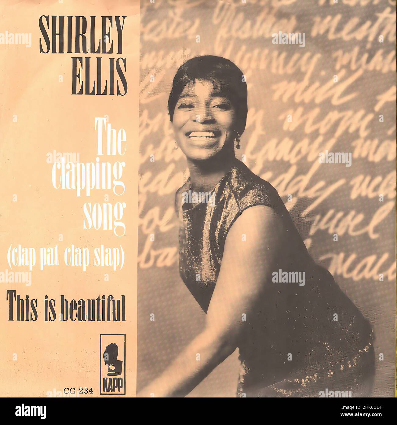 Vintage vinyl record cover - Ellis, Shirley - The Clapping Song - NL ...