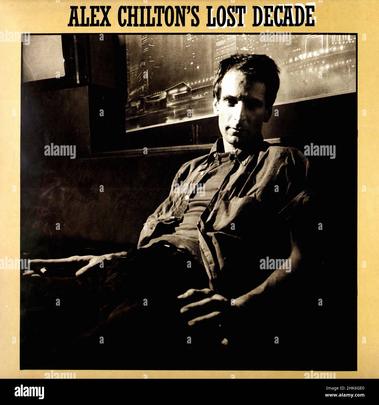 Vintage vinyl record cover - Chilton, Alex - Lost Decade - F - 1985 ...
