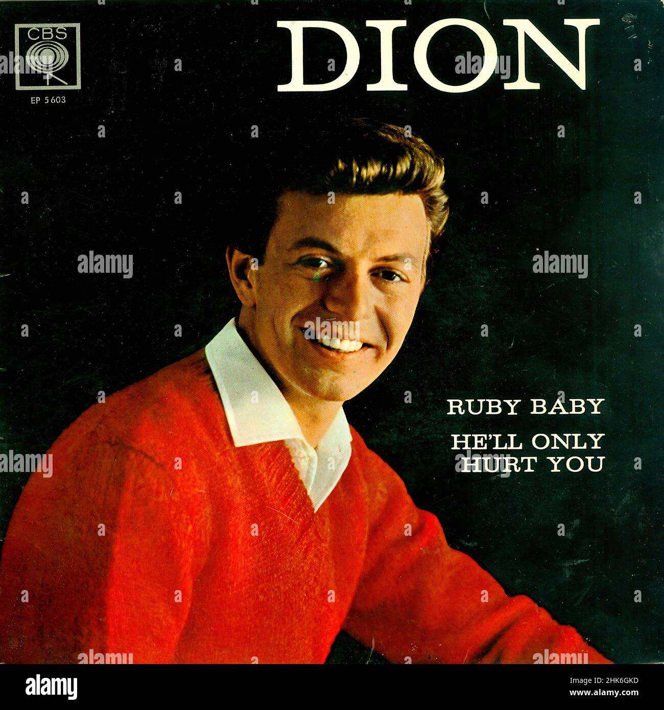 Vintage vinyl record cover - Dion - Ruby Baby - EP - F - 1962 Stock ...