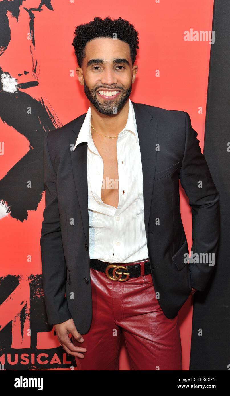 Jonathan Burke attends the opening of "MJ" The Michael Jackson Musical ...