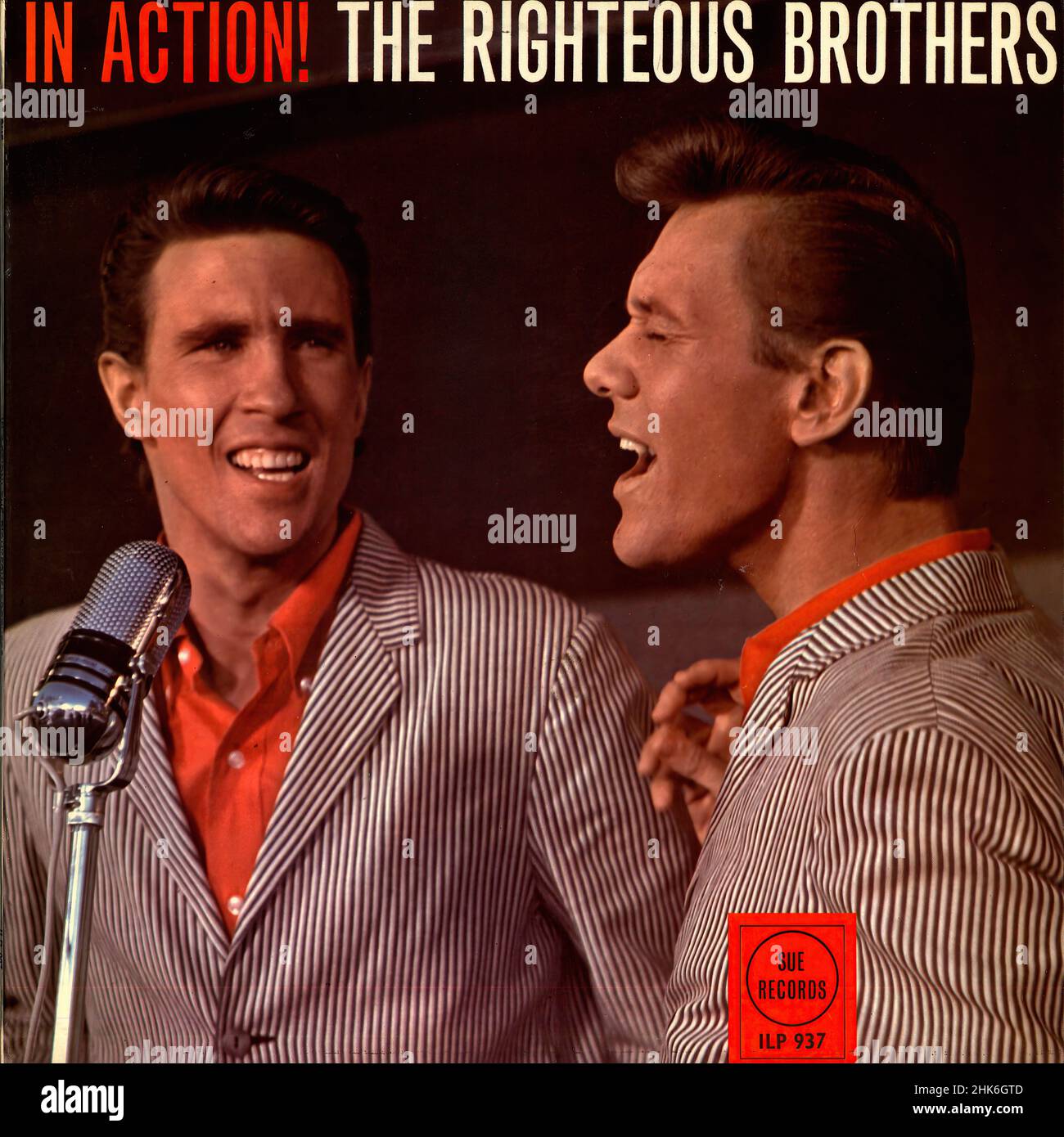 Vintage vinyl record cover - 1966 - Righteous Brothers, The - In Action ...
