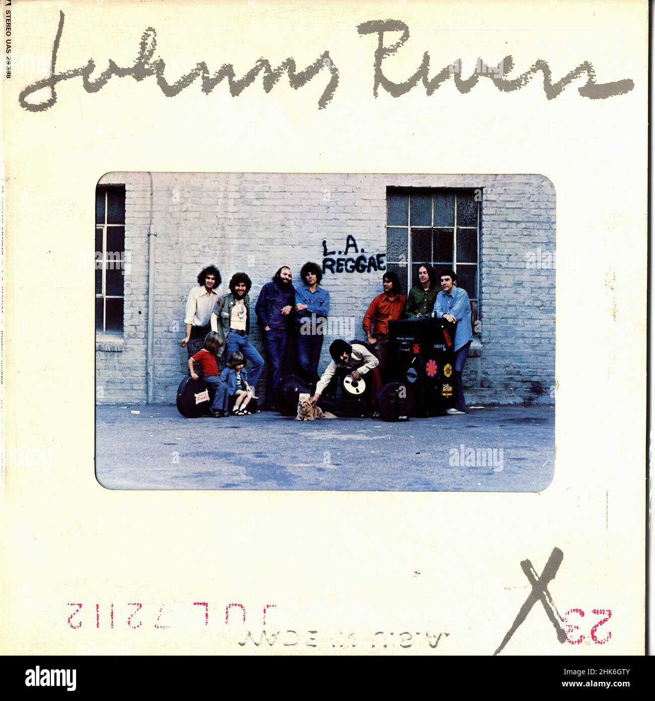 Vintage vinyl record cover - 1972 - Rivers, Johnny - L.A. Reggae - F+D ...