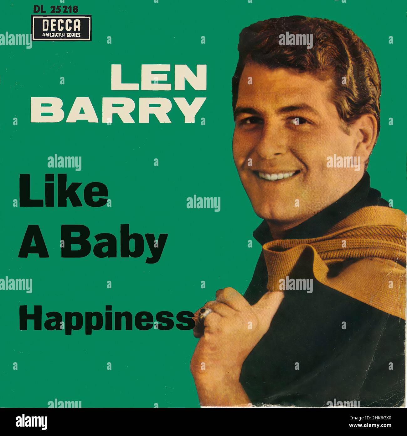 Vintage vinyl record cover - Barry, Len - Like A Baby - 1966 Stock ...