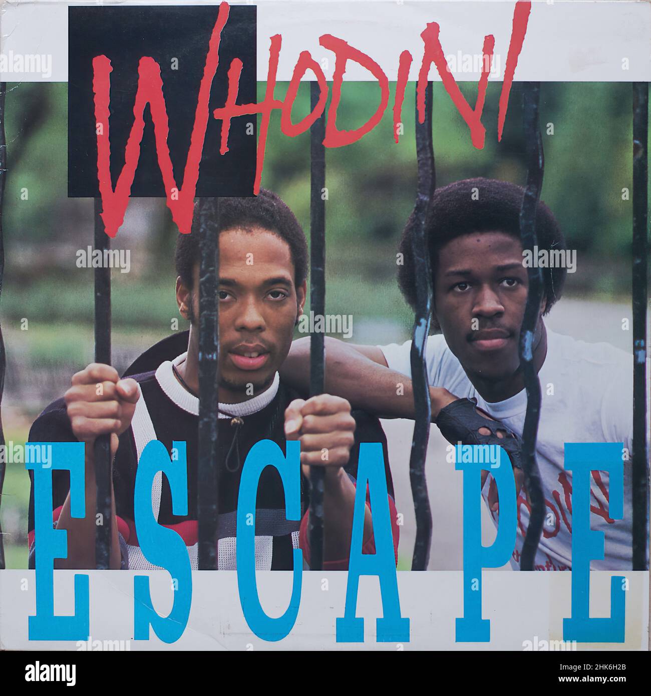 Vintage vinyl record cover - Whodini - Escape [1985] 00001 Stock Photo ...