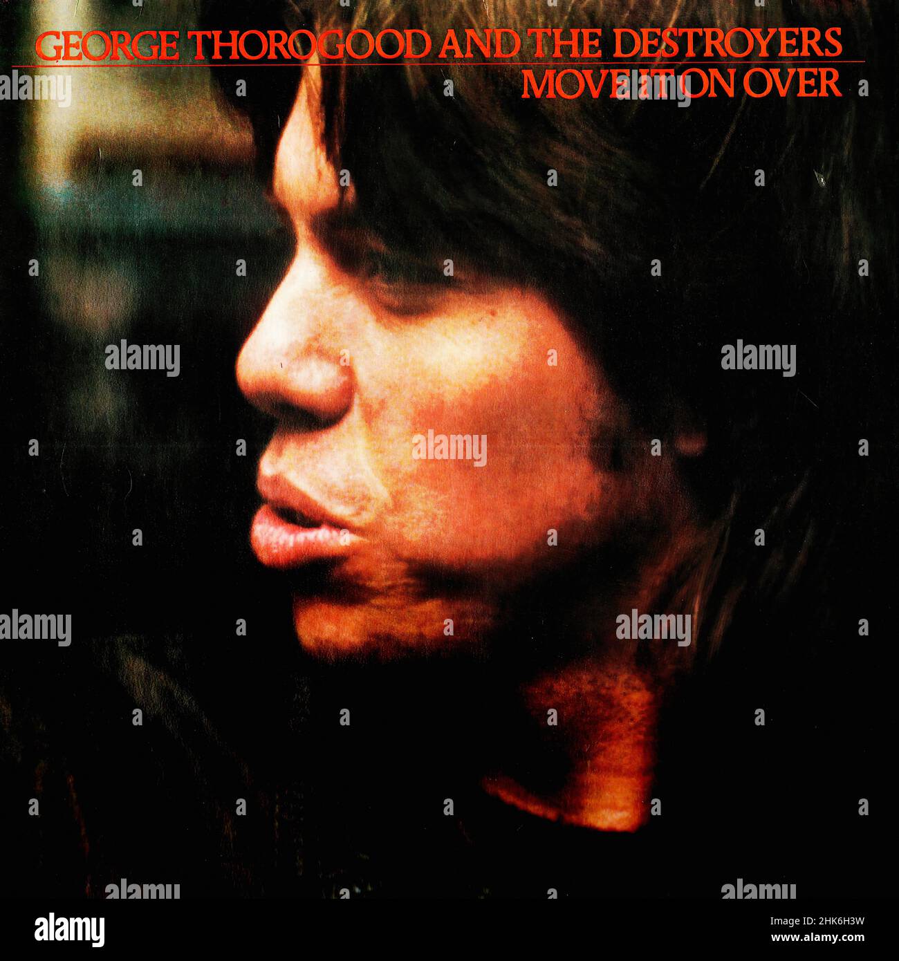 Vintage vinyl record cover - Thorogood, George - Move It On Over - D ...