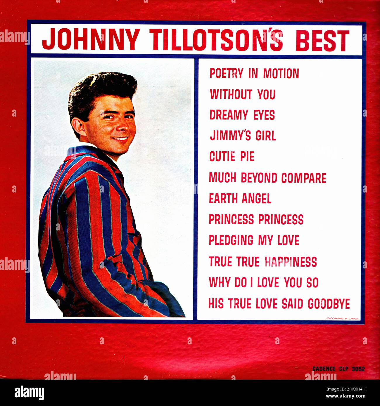 Vintage vinyl record cover - Tillotson, Johnny - Best - Can - 1961 ...
