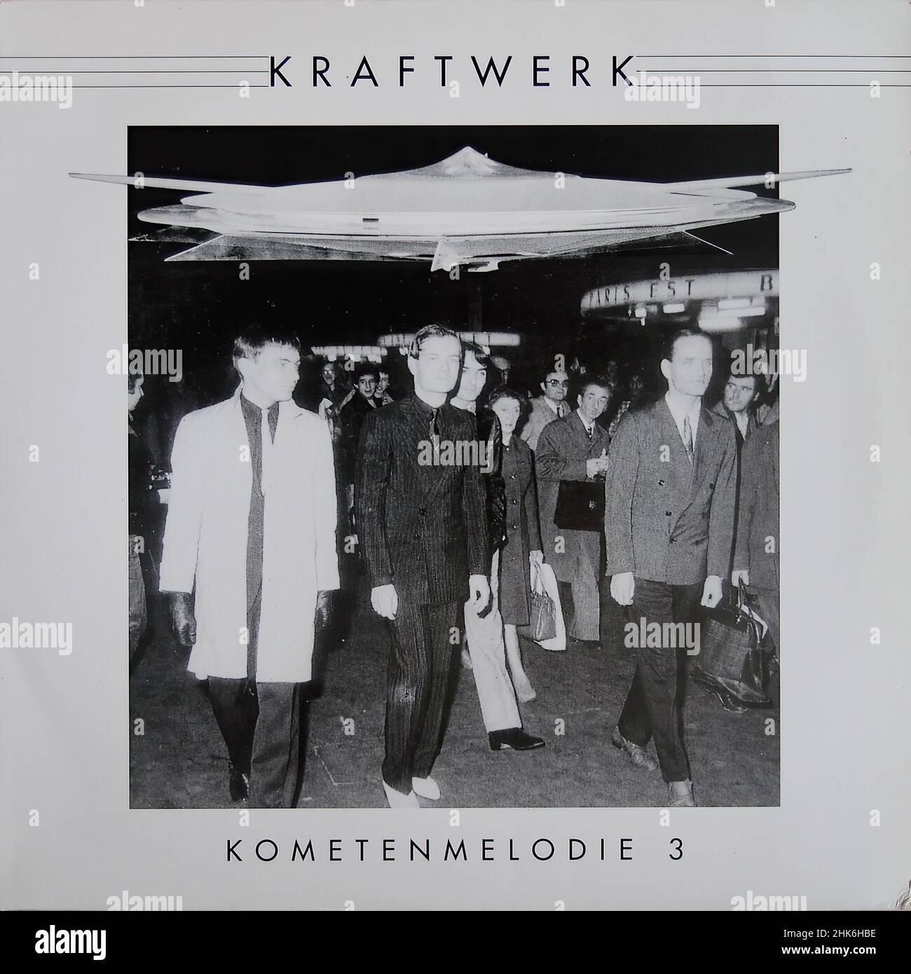 Vintage vinyl record cover - Kraftwerk - Live Bootleg Stock Photo - Alamy