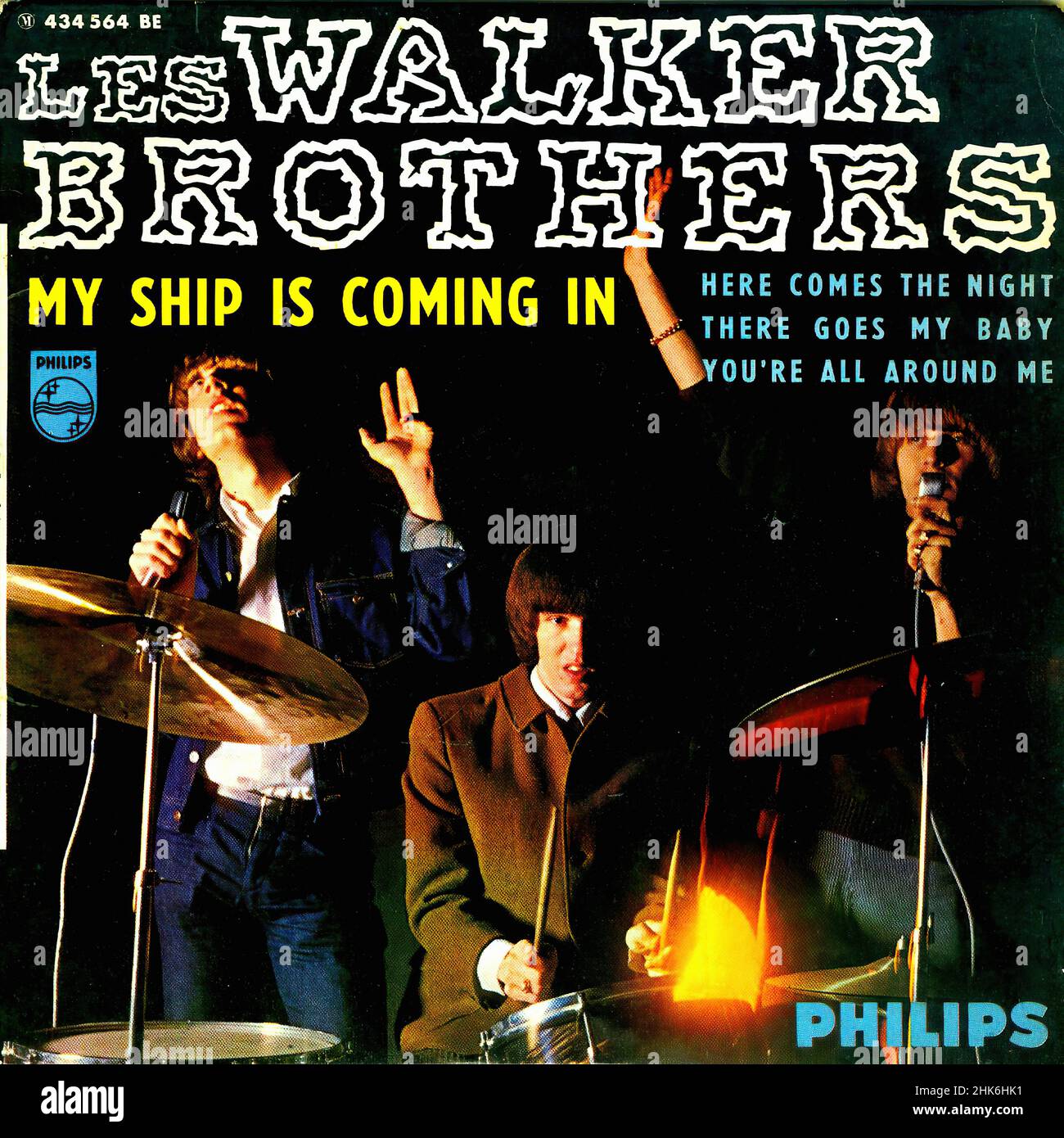 Vintage vinyl record cover - Les Walker Brothers - My Ship Is Coming In ...