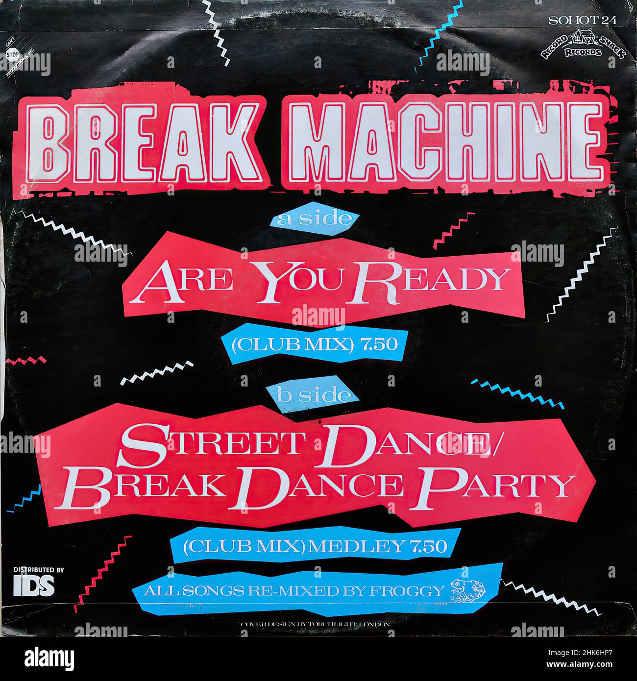 Vintage vinyl record cover - Break Machine - Are You Ready Street Dance ...