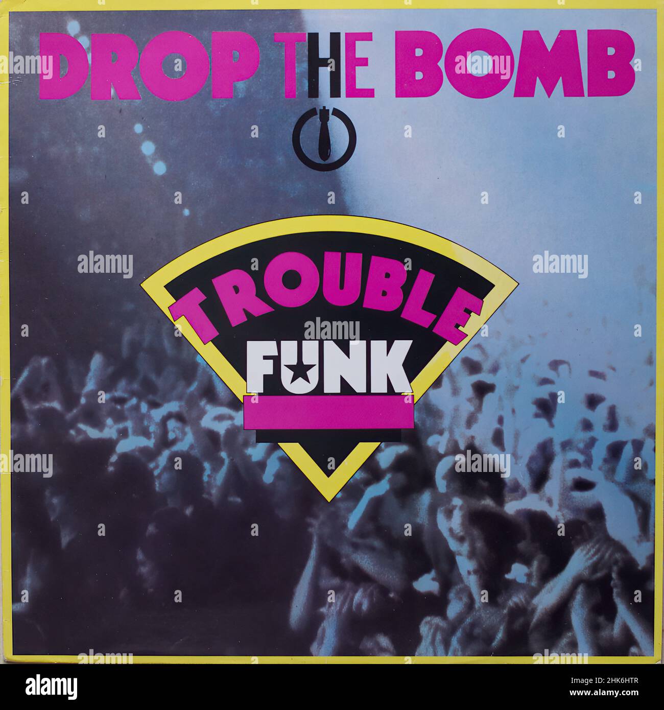 Vintage vinyl record cover - Trouble Funk - Drop The Bomb [1987] 00001 Stock Photo - Alamy