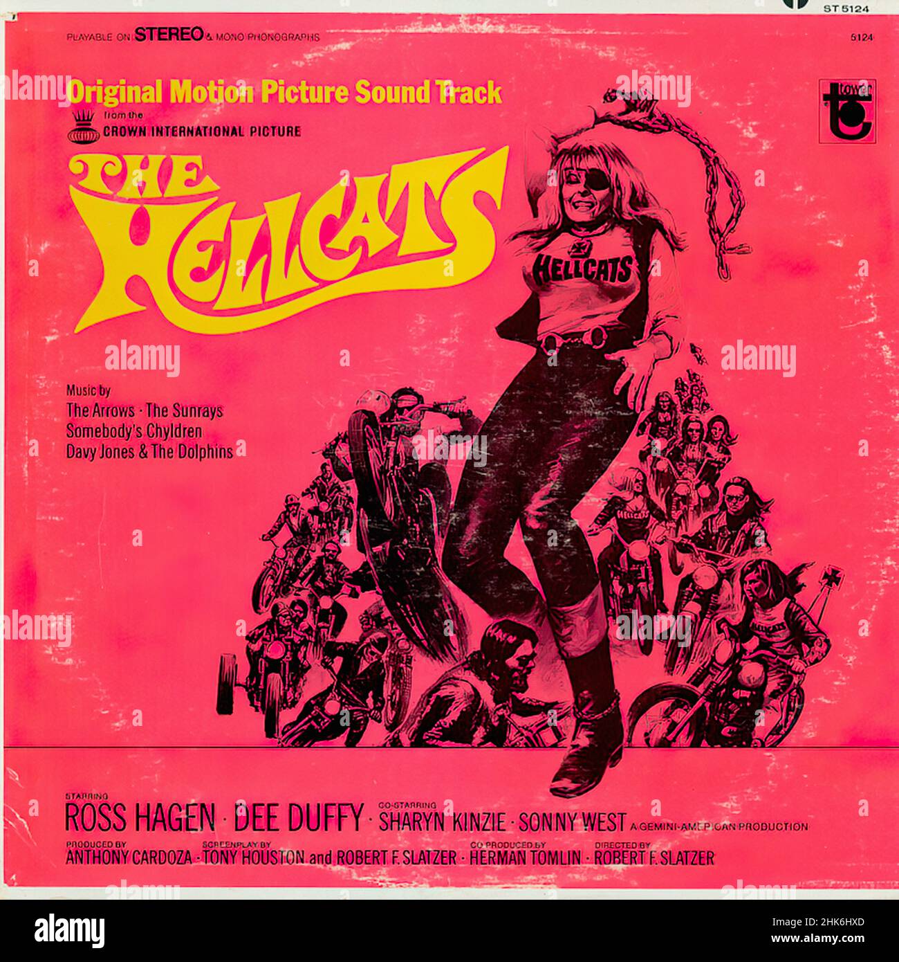 The Hellcats - Vintage Soundtrack Vinyl Album Stock Photo - Alamy