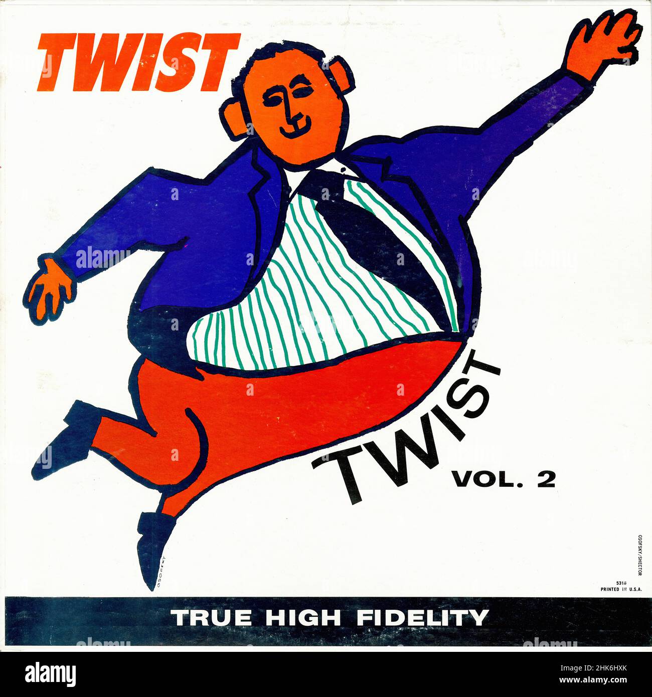 Twist Vol. 2 - Vintage Vinyl Album Stock Photo - Alamy