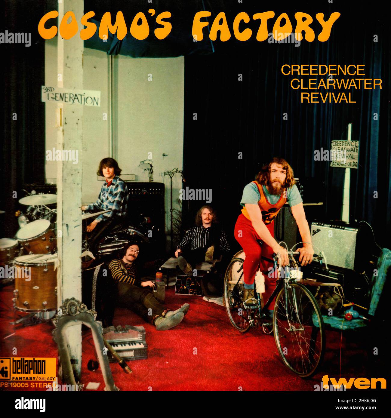 Vintage vinyl record cover - Creedence Clearwater Revival - Cosmo's Factory - D - 1970 Stock ...
