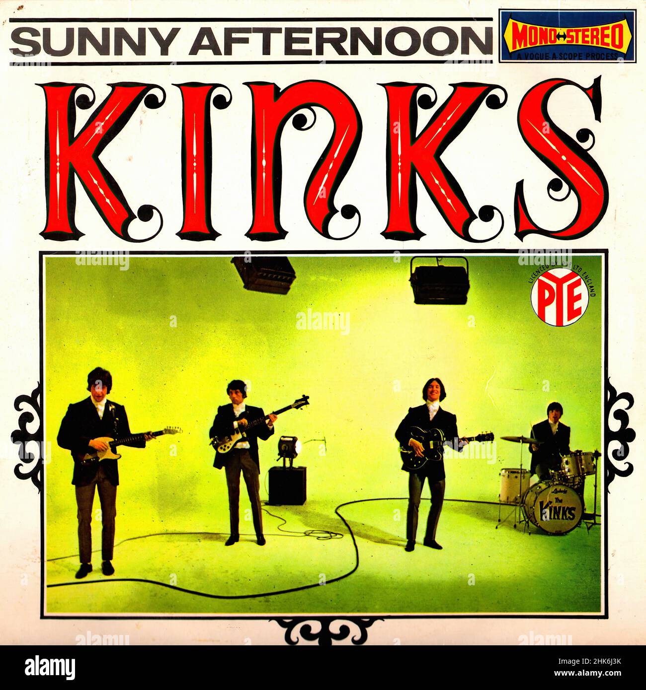 Vintage vinyl record cover - Kinks, The - Sunny Afternoon Face To Face ...