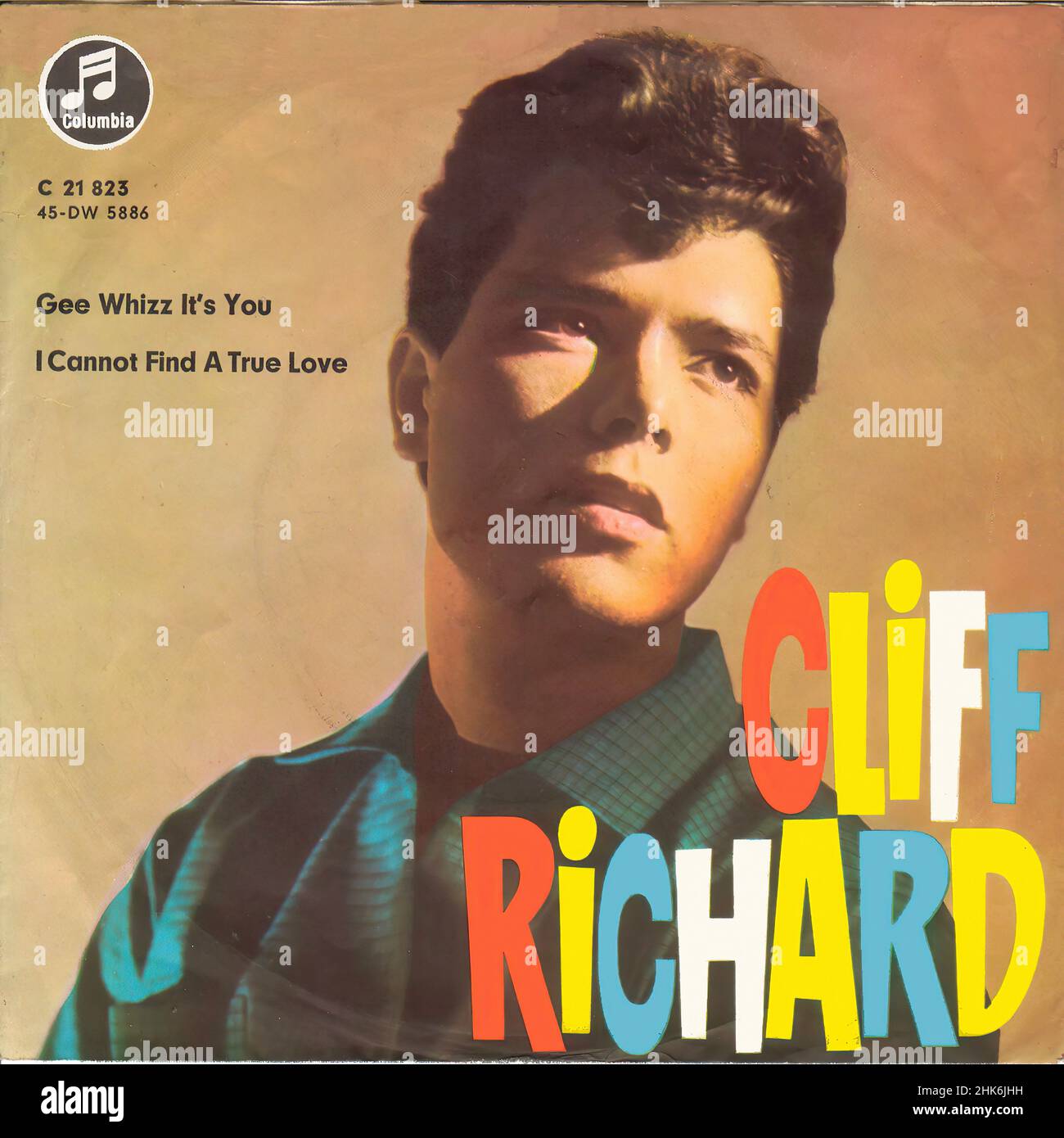 Vintage vinyl record cover - Richard, Cliff - Gee Whizz It's You - 1961 Stock Photo - Alamy