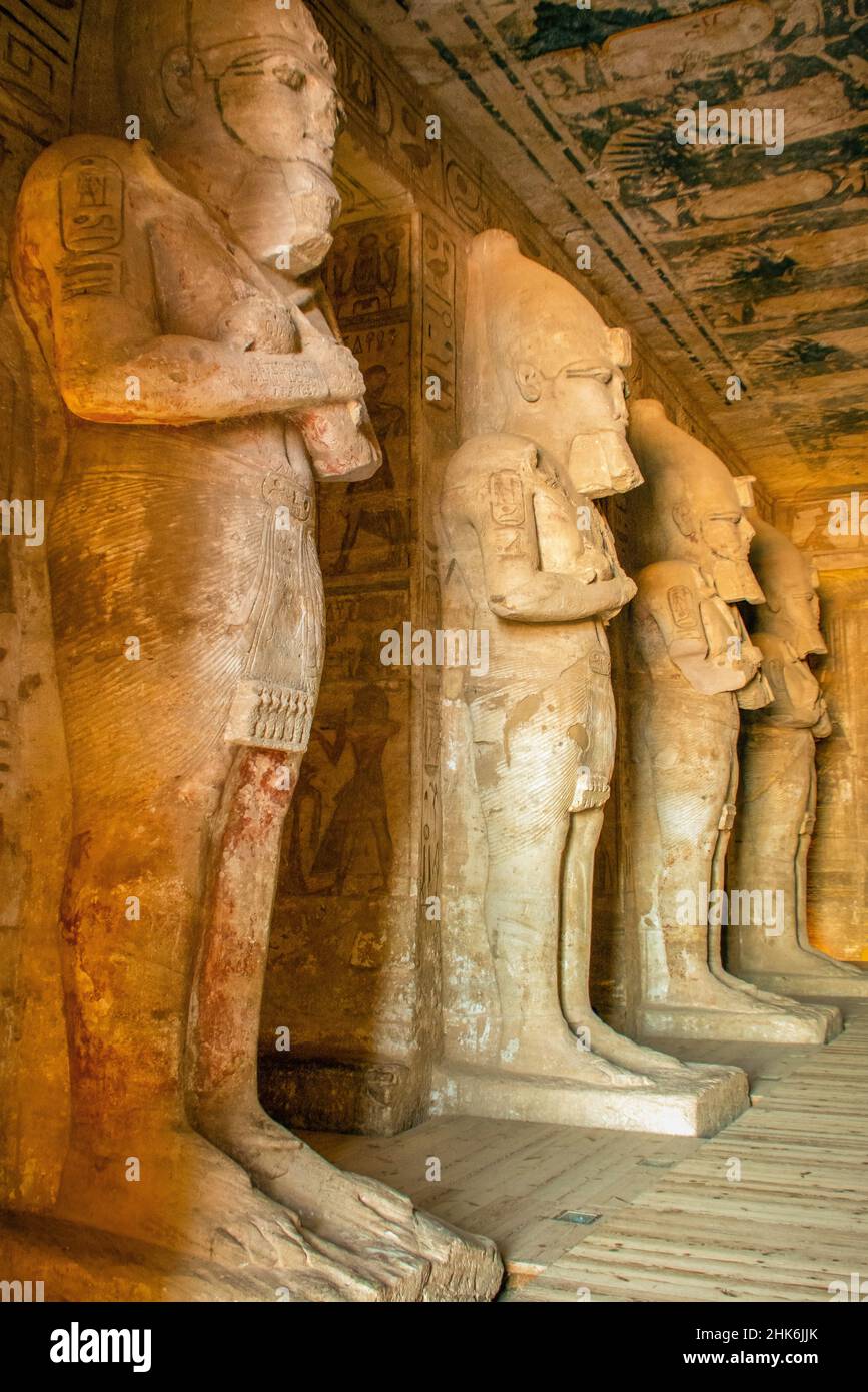 Abu simbel temple interior hi-res stock photography and images - Alamy
