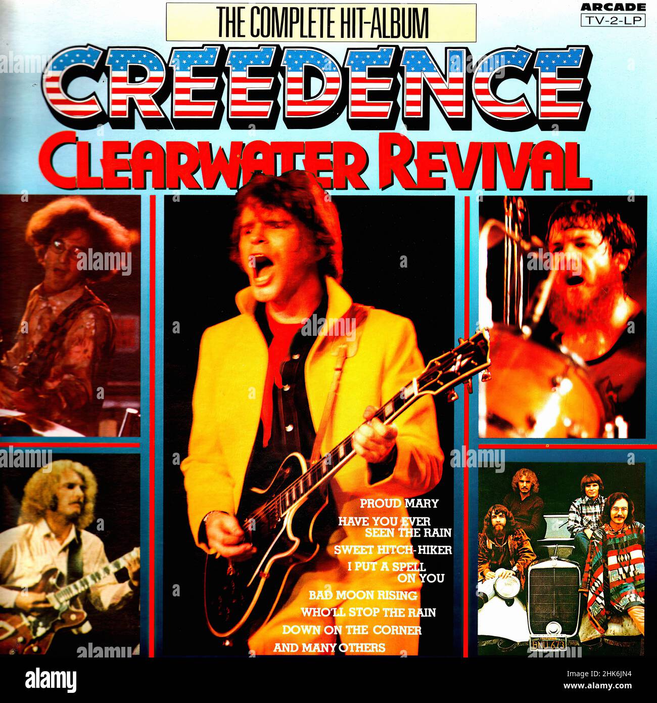 Vintage vinyl record cover - Creedence Clearwater Revival - The Complete Hit Album - Spain ...