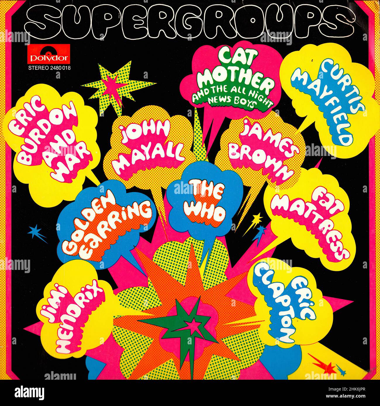 Vintage vinyl record cover - Various Artists - Supergroups - D - 1970 ...