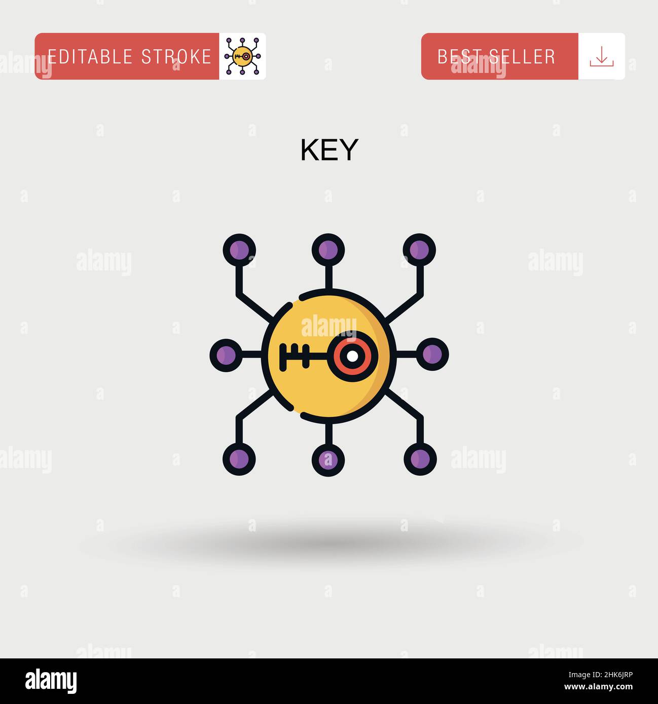 Old gold key Stock Vector Images - Alamy