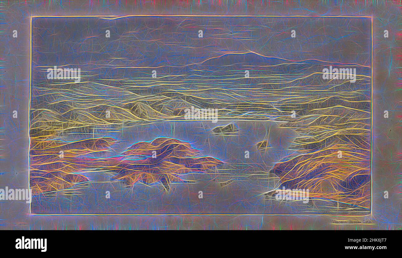 Inspired by Distant view of Port Nicholson, Wellington, Vincent Brooks ...