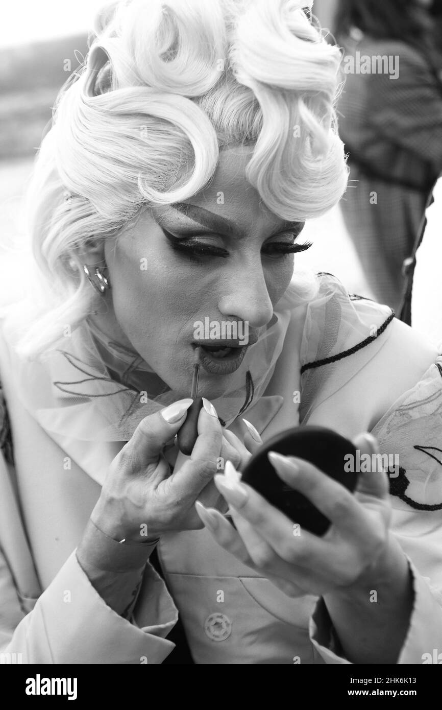 Drag queen italy Black and White Stock Photos & Images - Alamy