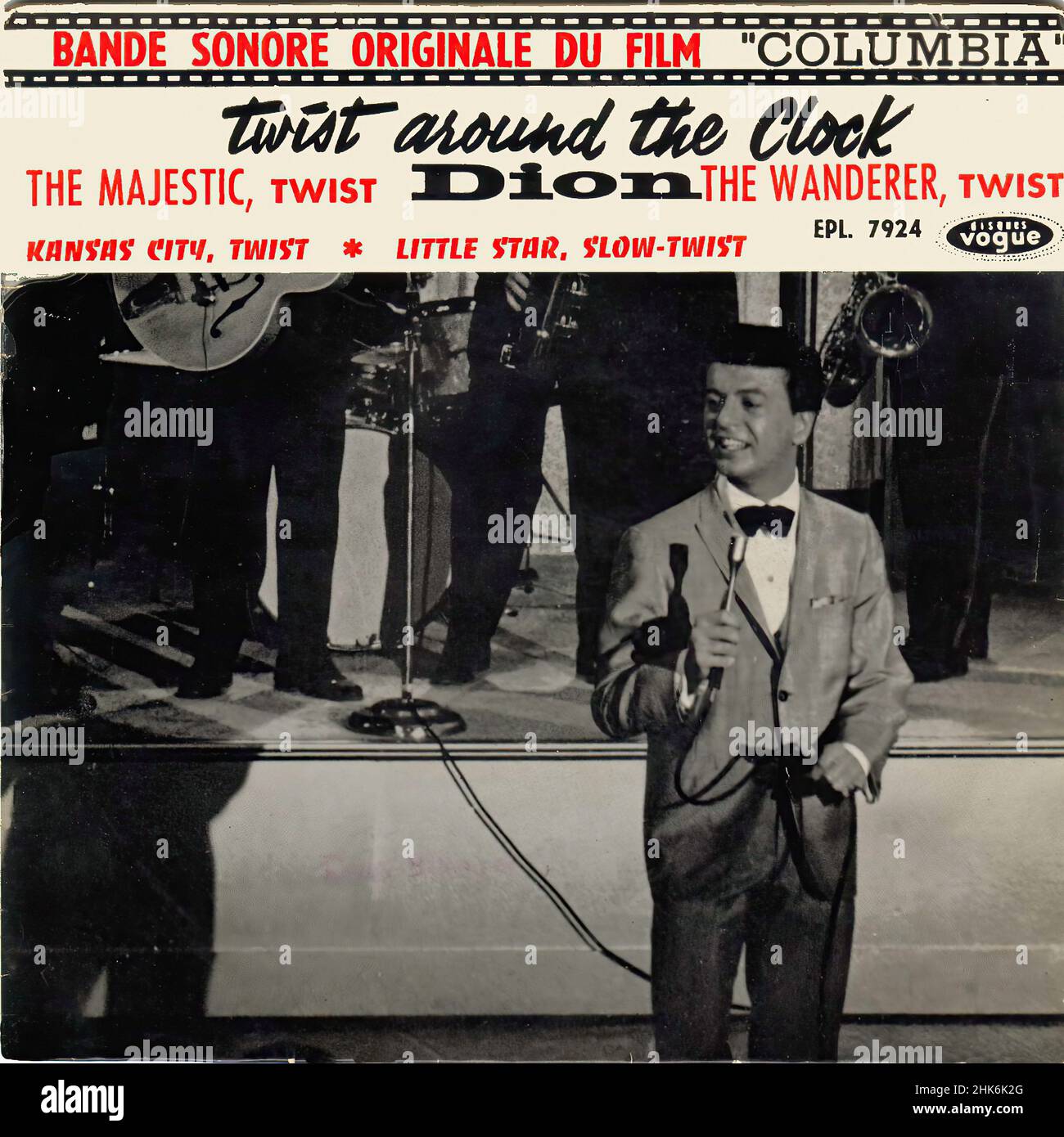 Vintage vinyl record cover - Dion-The Wanderer-1962 Stock Photo - Alamy