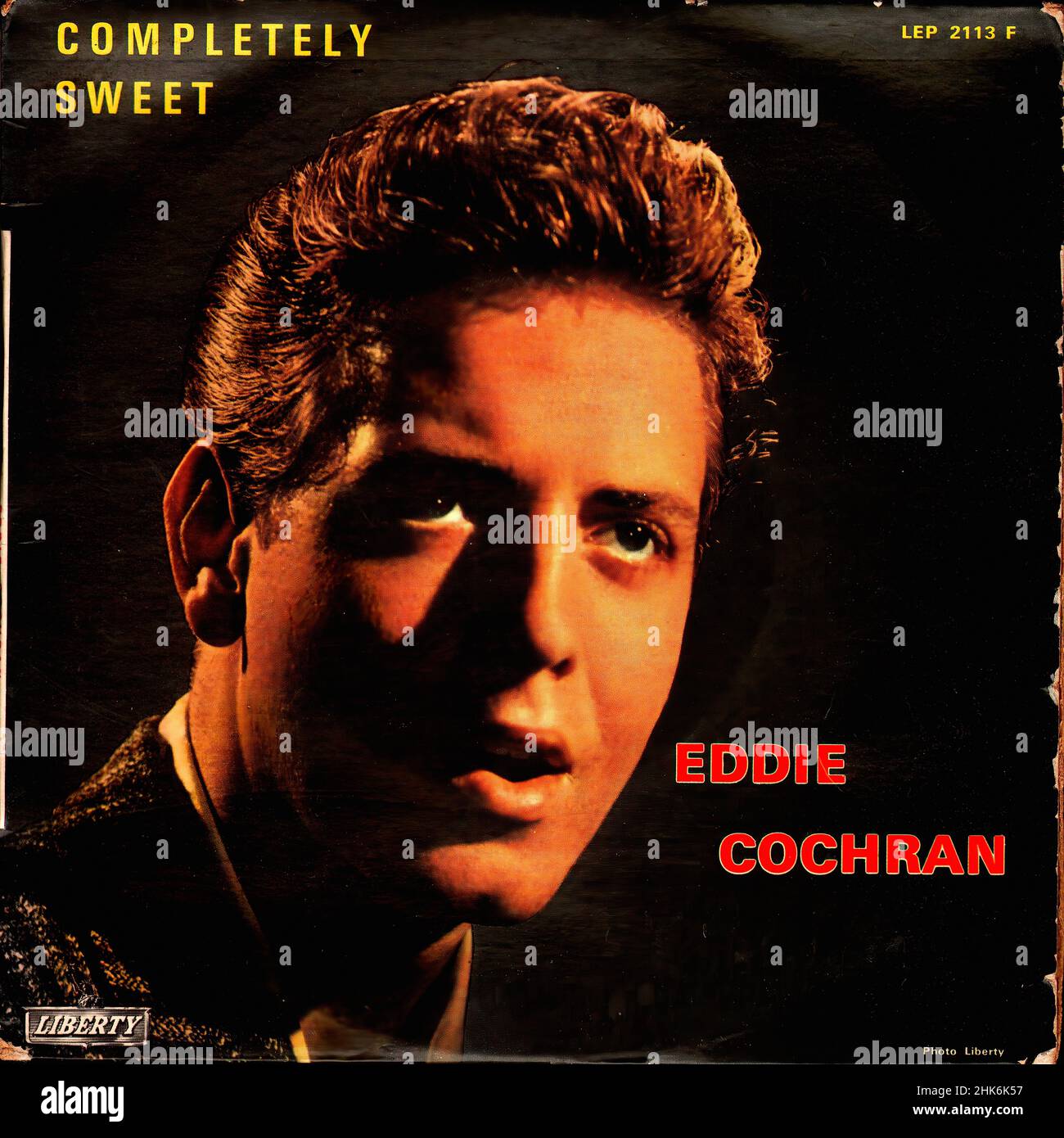 Vintage vinyl record cover - Cochran, Eddie - Completely Sweet - EP - F ...