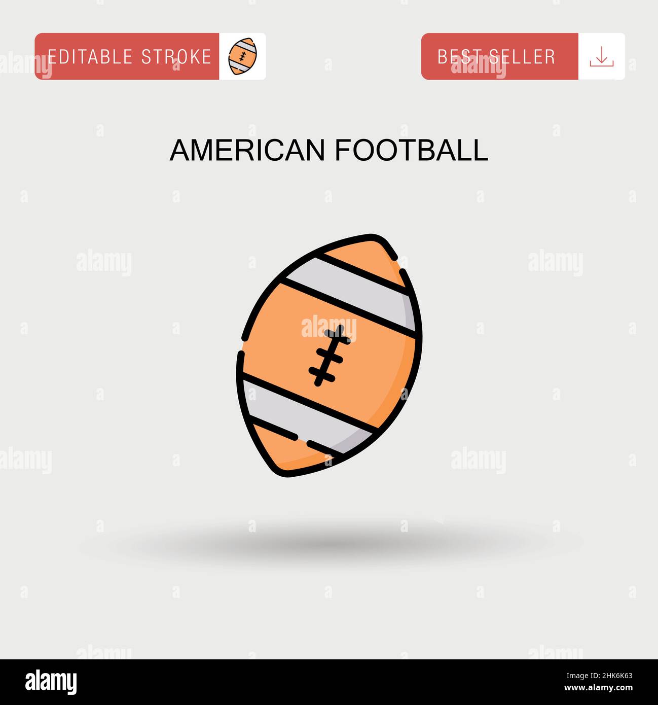 American footballer Stock Vector Images - Alamy