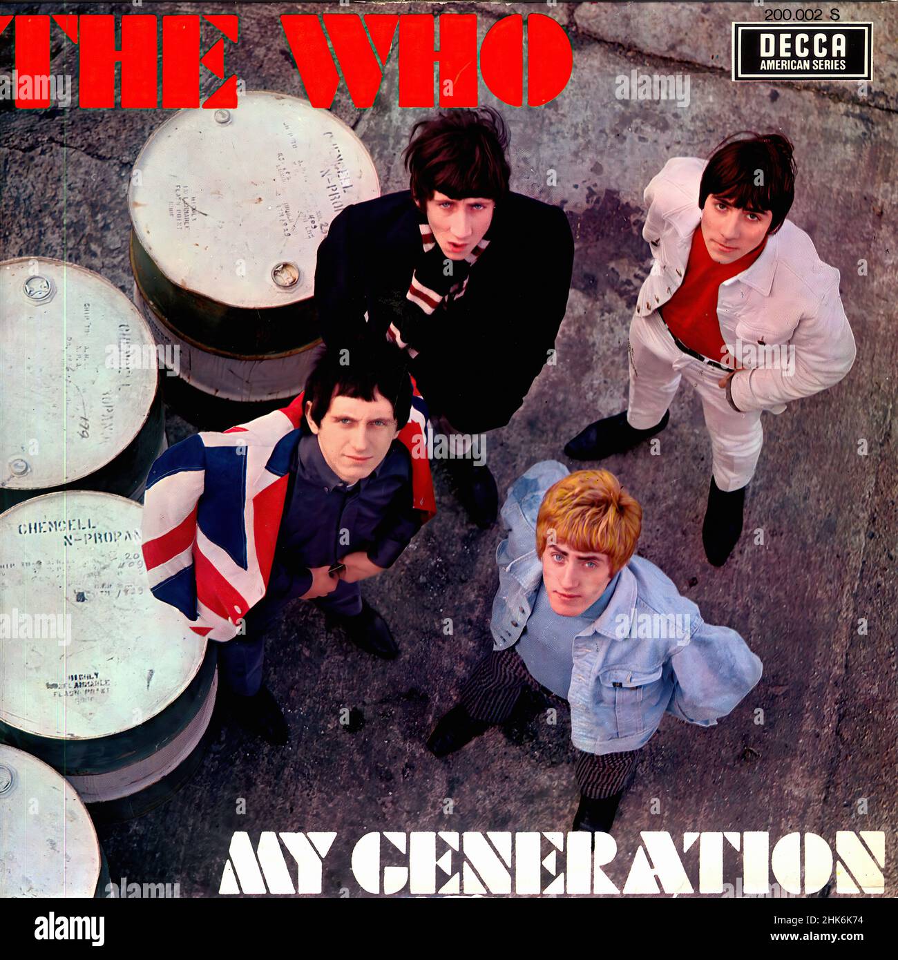 Vintage vinyl record cover - Who, The - My Generation - F - 1965 Stock ...