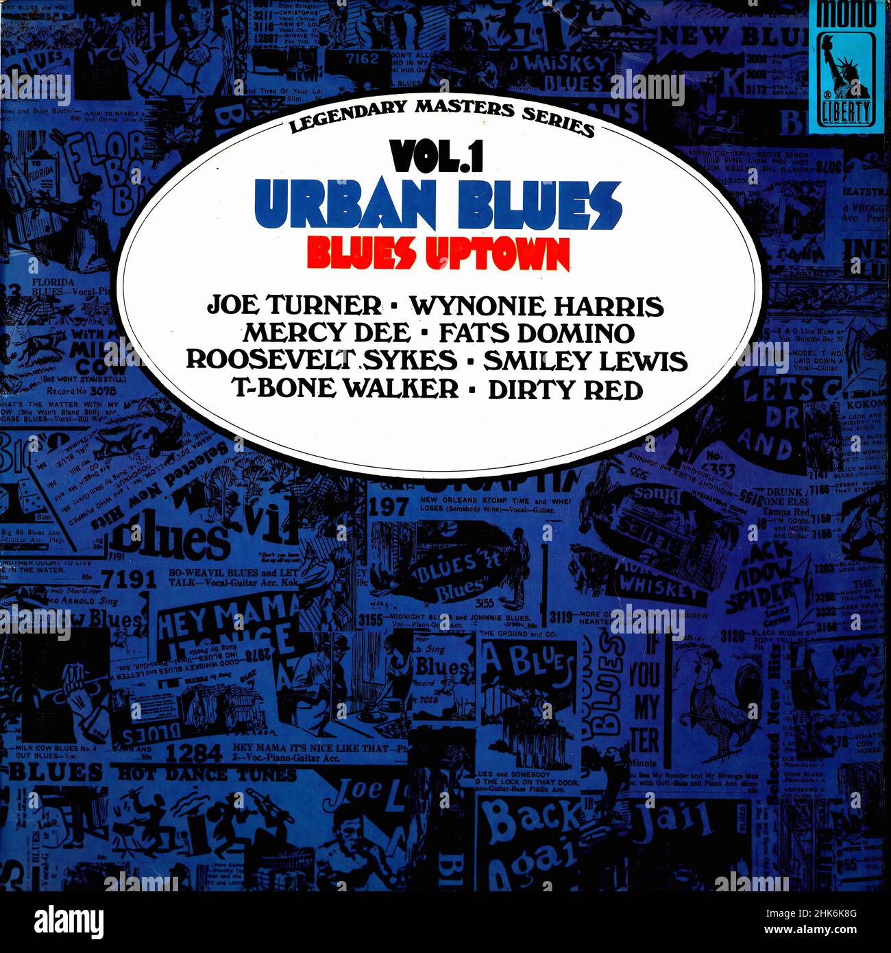 Vintage vinyl record cover - Various Artists - Urban Blues Vol 1 ...