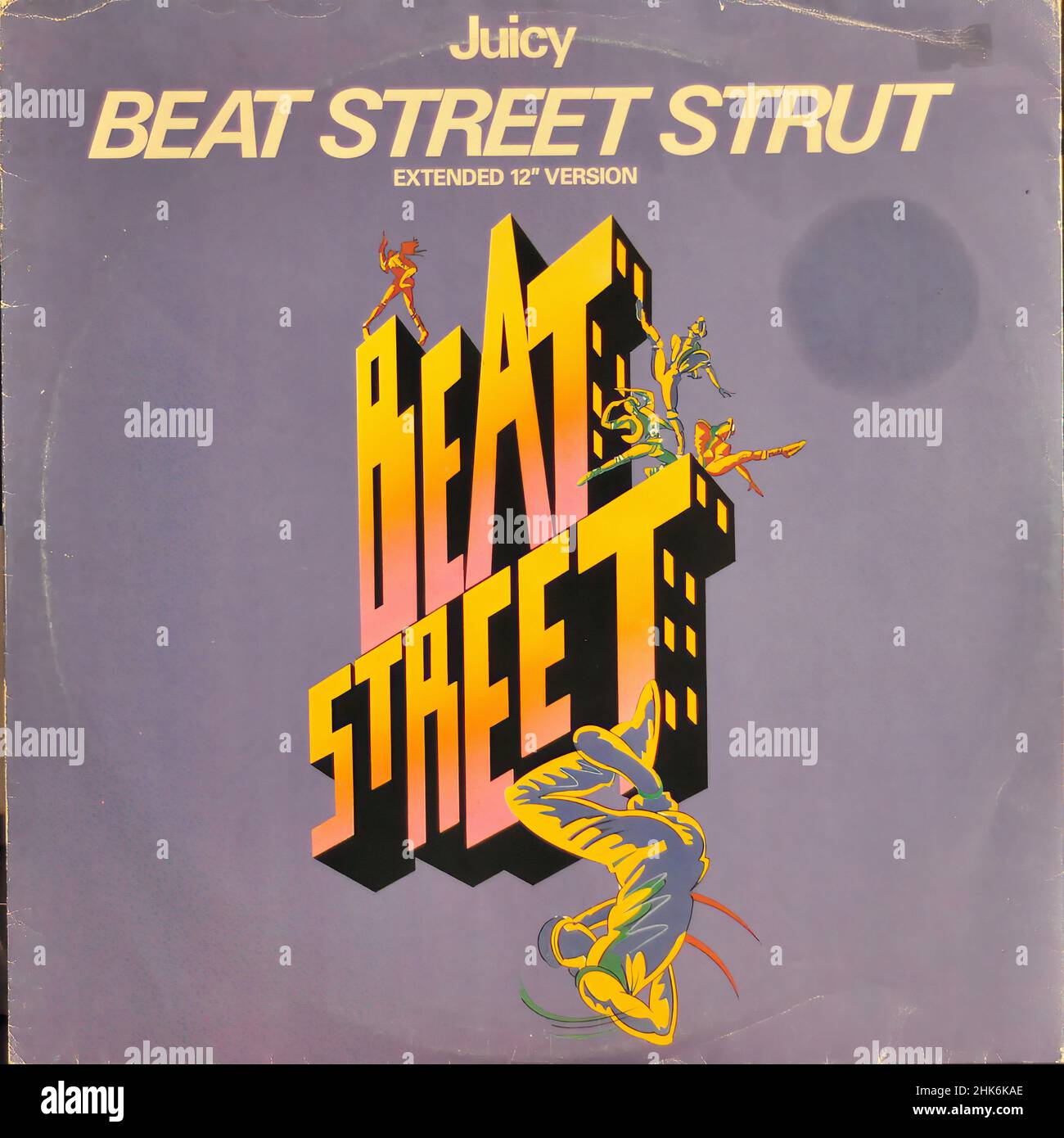 Vintage vinyl record cover - Juicy - Beat Street Strut [1984] Stock ...