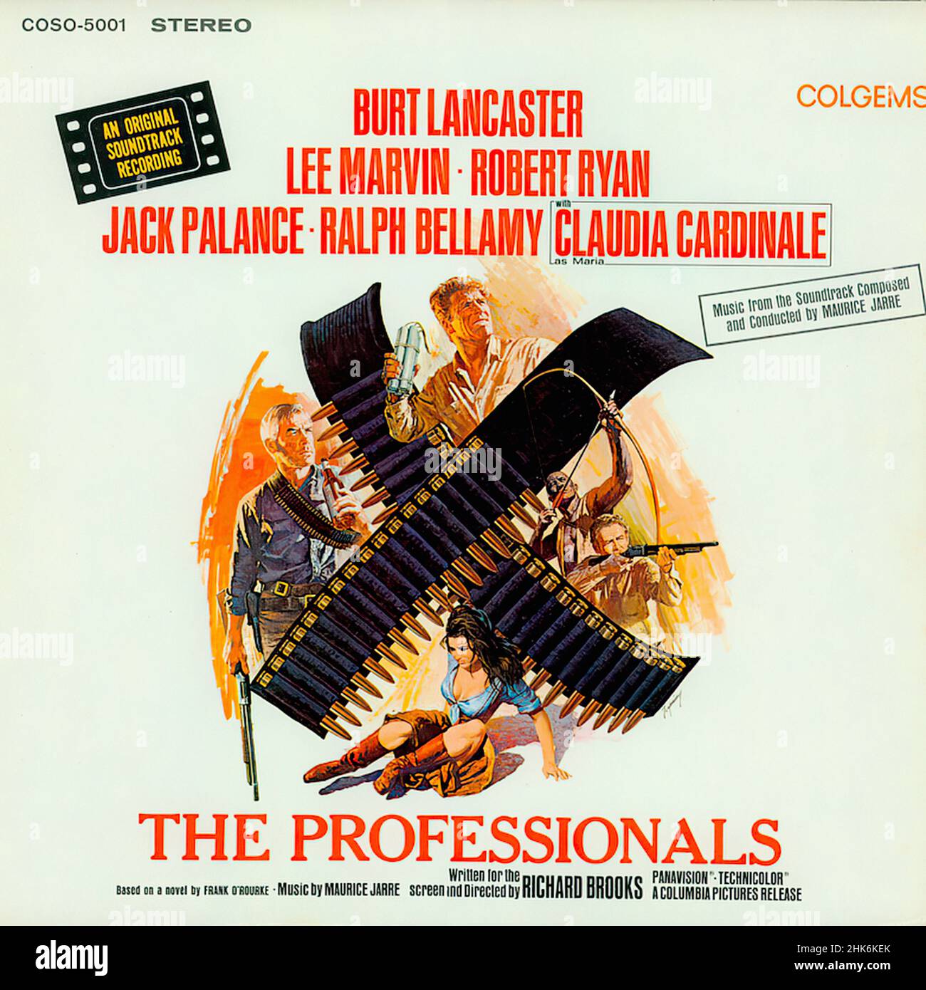 The Professionals - Vintage Soundtrack Vinyl Album Stock Photo - Alamy