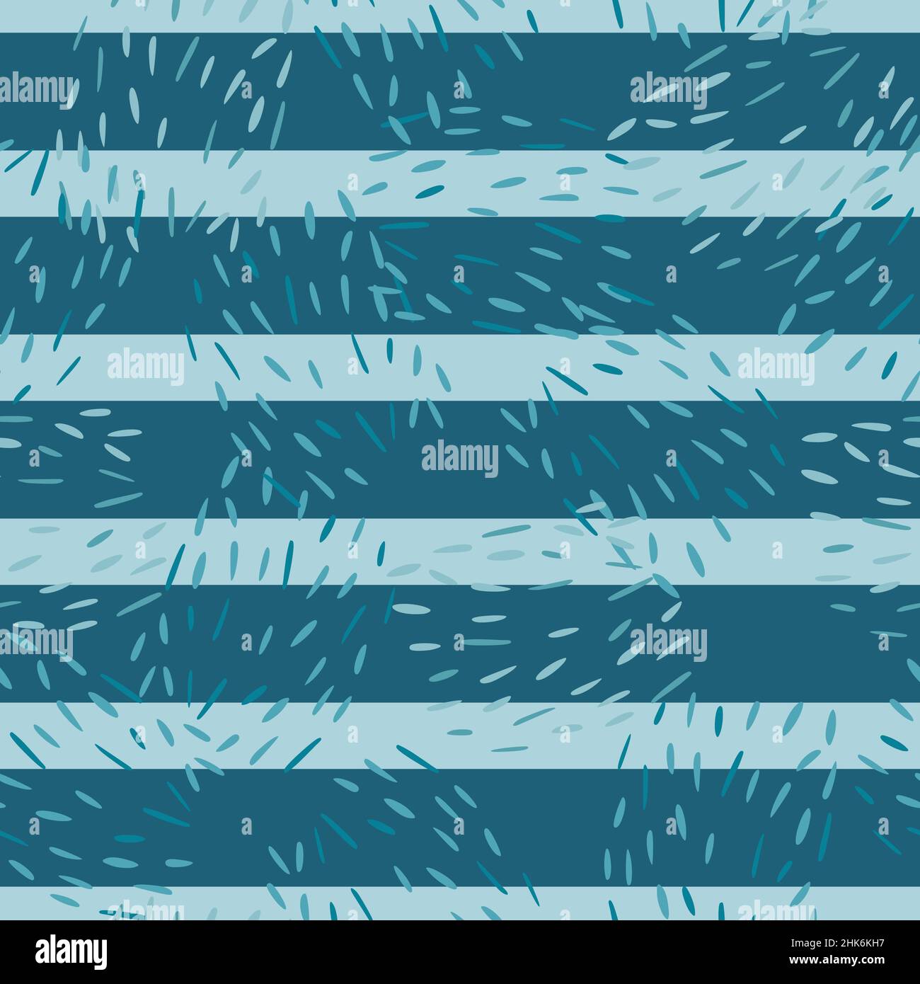 Doodle dashes seamless pattern with hand drawn. Modern abstract ...