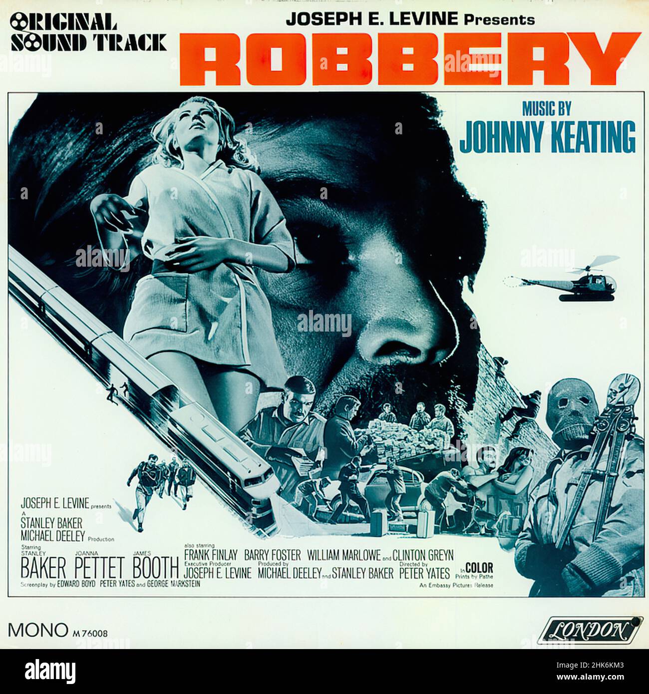 Robbery - Vintage Soundtrack Vinyl Album Stock Photo - Alamy