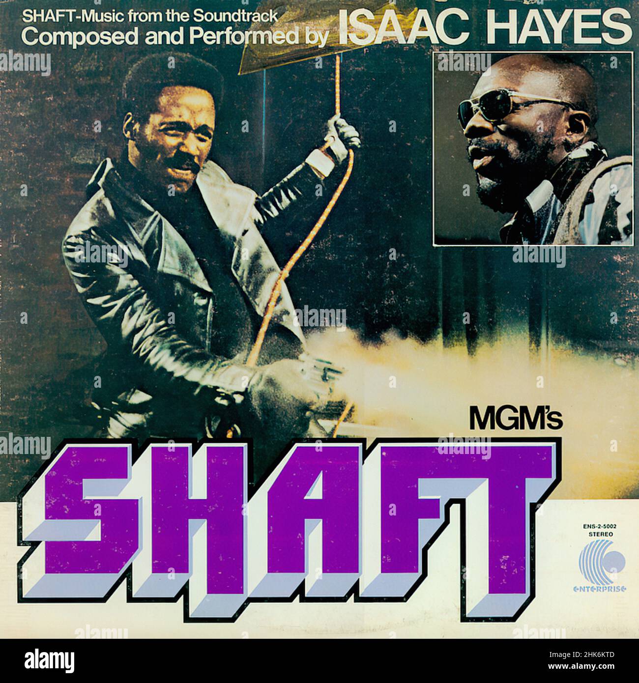 Shaft - Vintage Soundtrack Vinyl Album Stock Photo - Alamy