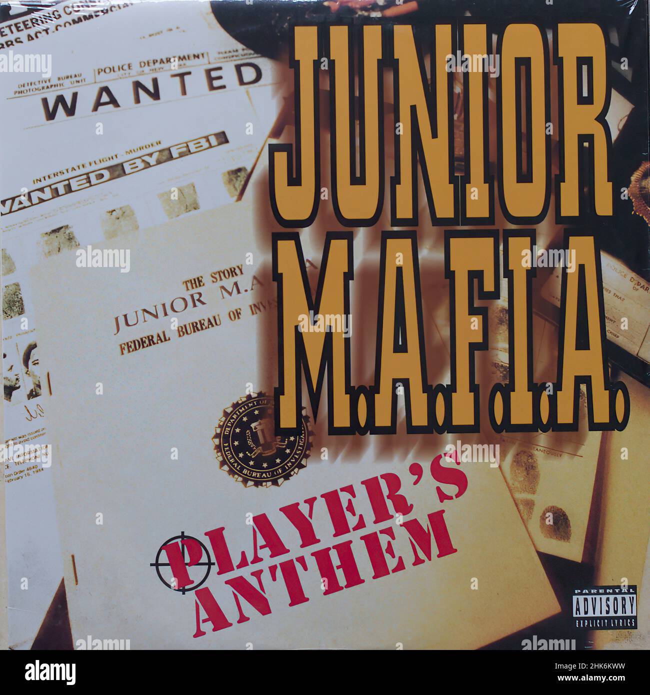 Vintage vinyl record cover - Junior MAFIA - Players Anthem [1995] 00001 ...