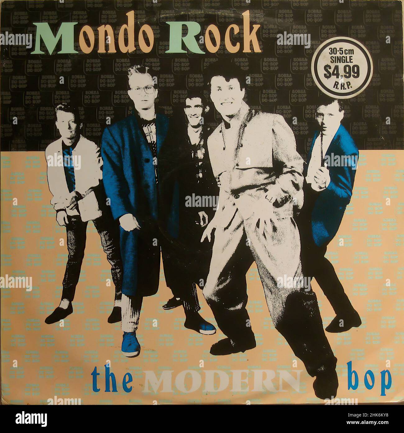 Vintage vinyl record cover - Mondo Rock - The Modern Bop Stock Photo ...
