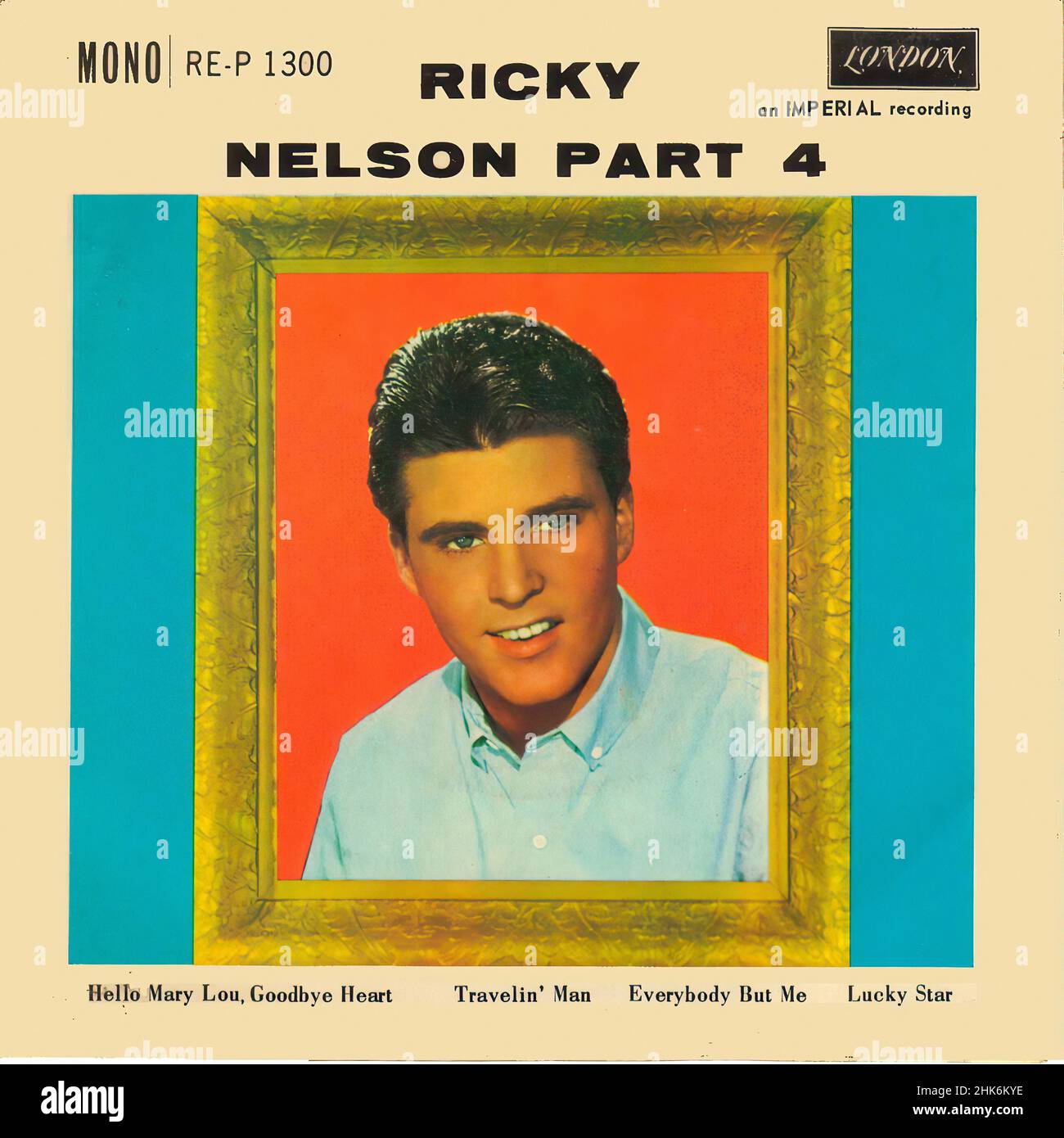 Vintage vinyl record cover - Nelson,Ricky - Part 4 - UK - 1961 Stock ...