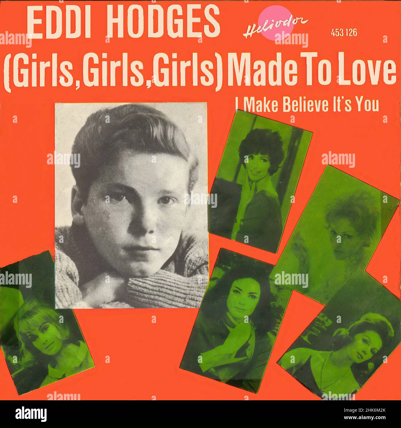 Vintage vinyl record cover - Hodges, Eddie - Girls, Girls, Girls - Made To Love - 1962 Stock ...