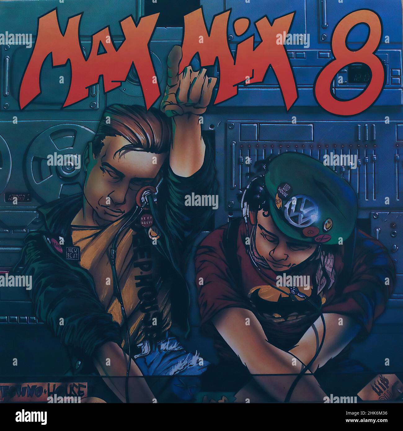 Vintage vinyl record cover - Max Mix 8 00001 Stock Photo - Alamy