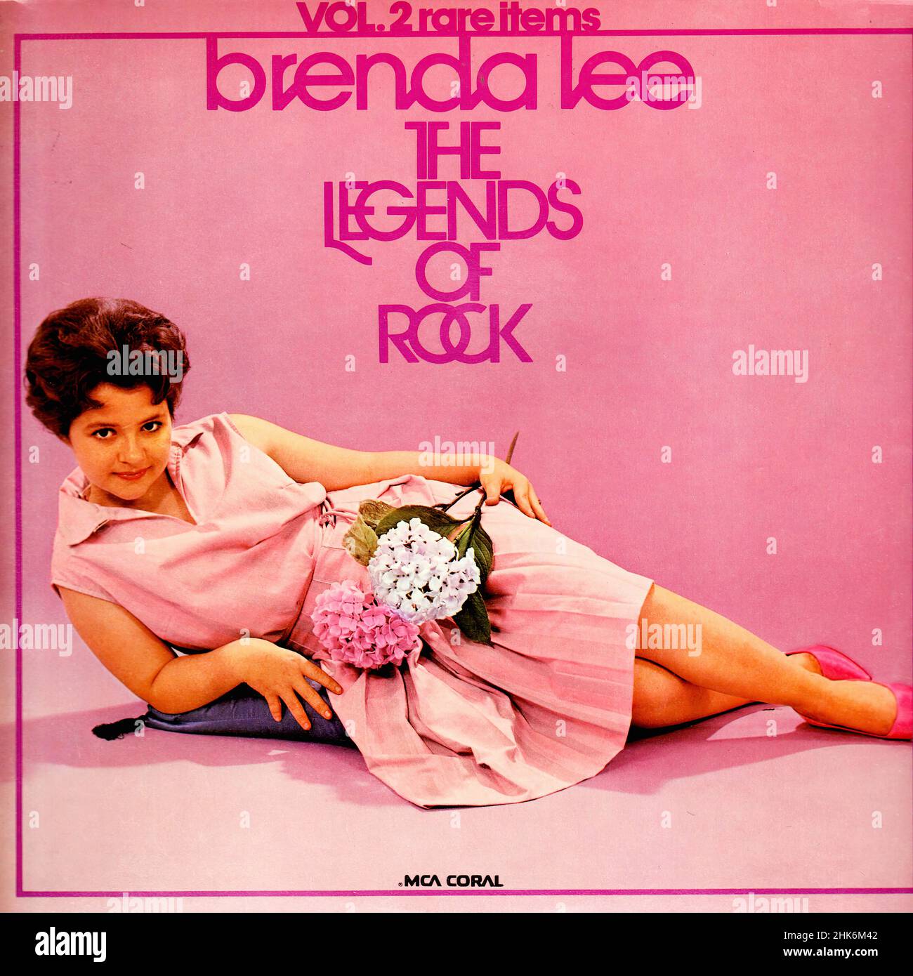 Vintage vinyl record cover - Lee, Brenda - The Legends Of Rock - Vol.2 ...