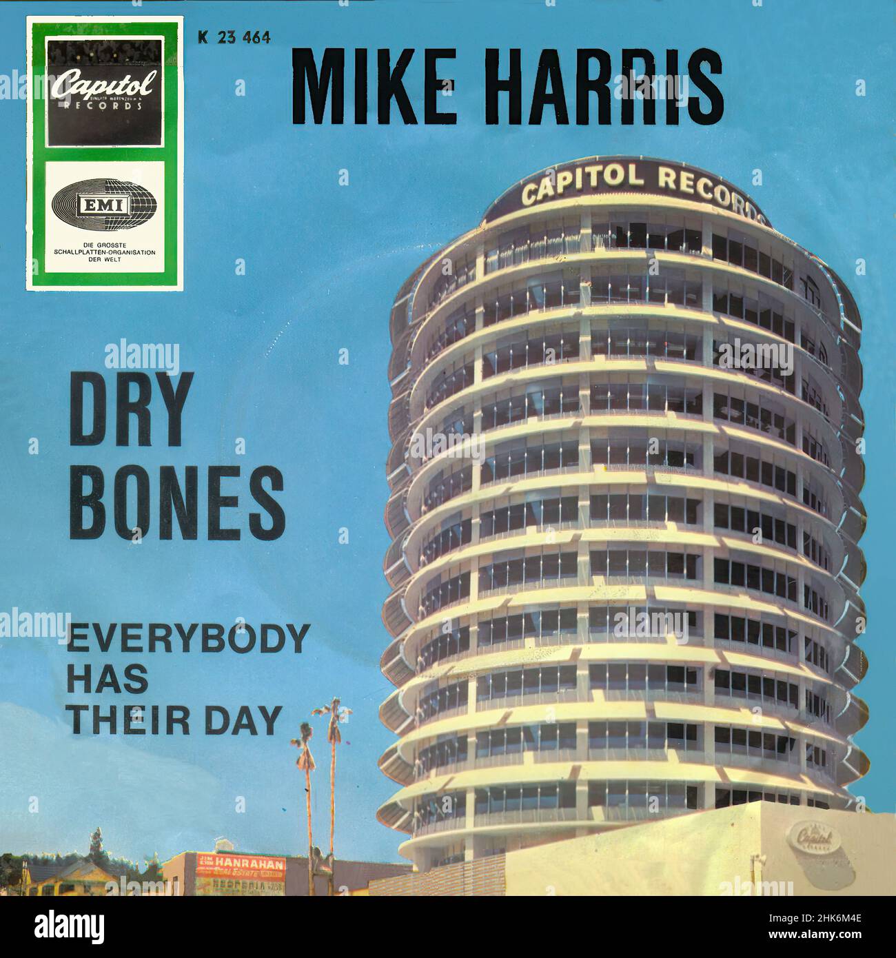 Vintage vinyl record cover - Harris, Mike - Dry Bones - 1966 Stock ...
